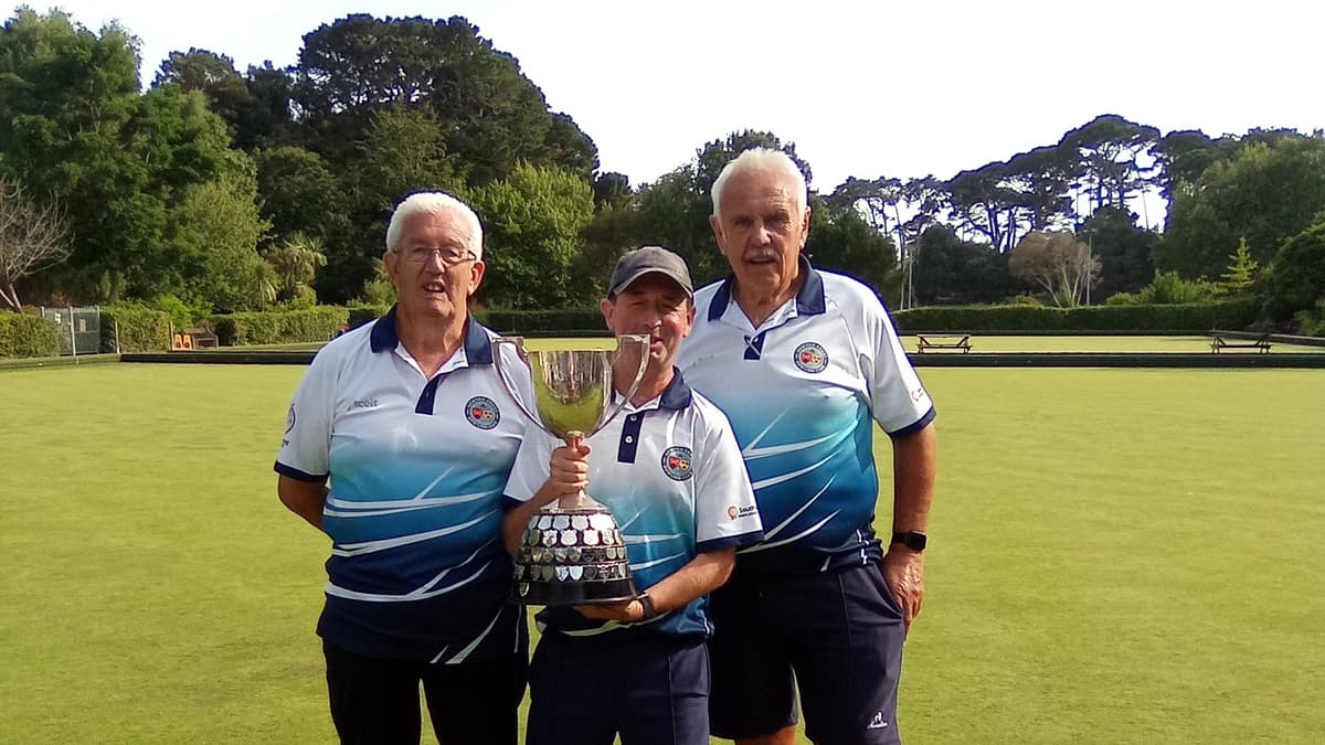 Newton Abbot Bowls Club trio help clinch the Coronation Cup ...